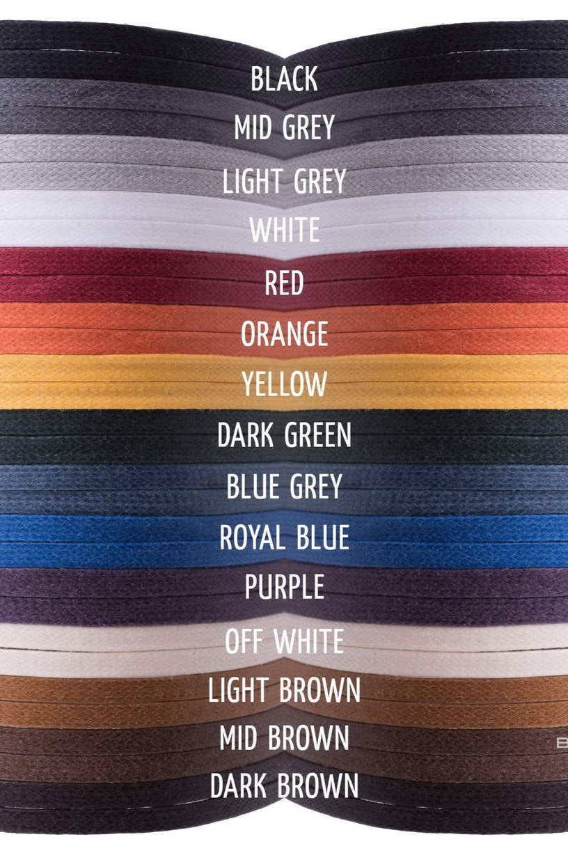 Light Grey Boot Laces Round Waxed Cotton - by Fort Belvedere ...