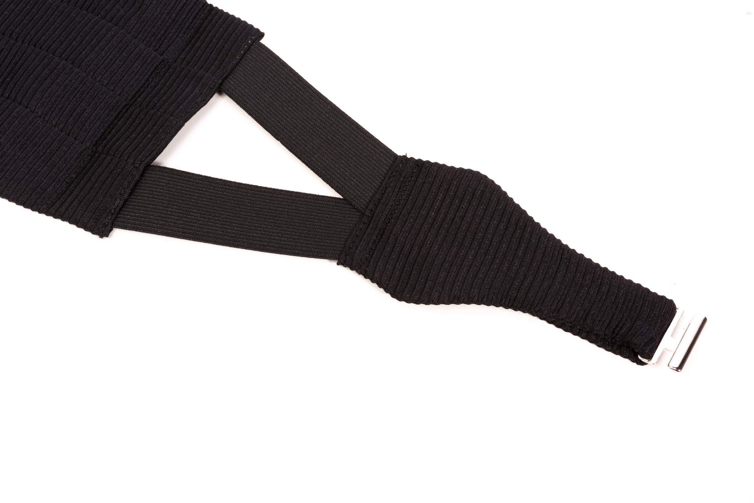 Wide Ribbed Grosgrain Cummerbund in Black Silk - Fort Belvedere ...