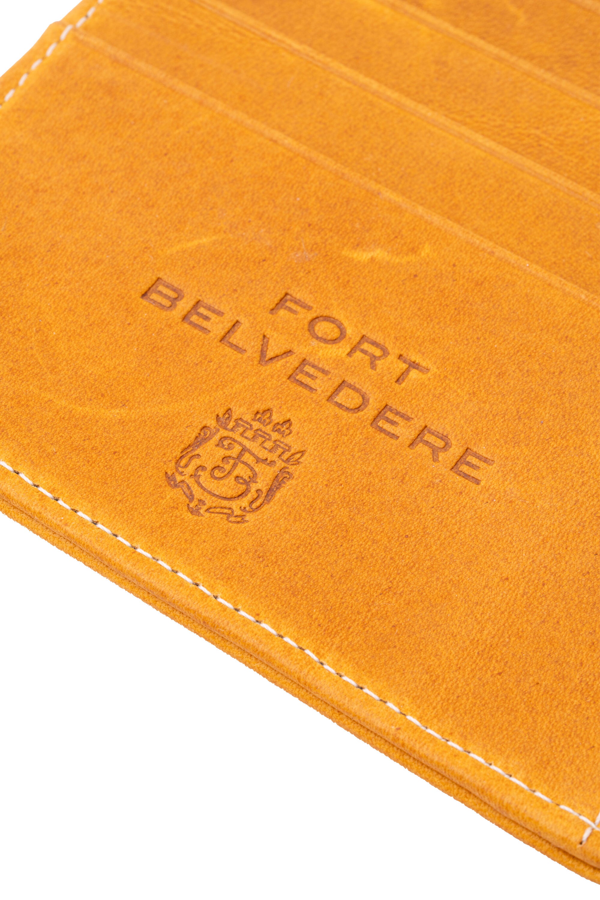 Vintage Gold Passport Holder in Full-Grain Americana Leather ...