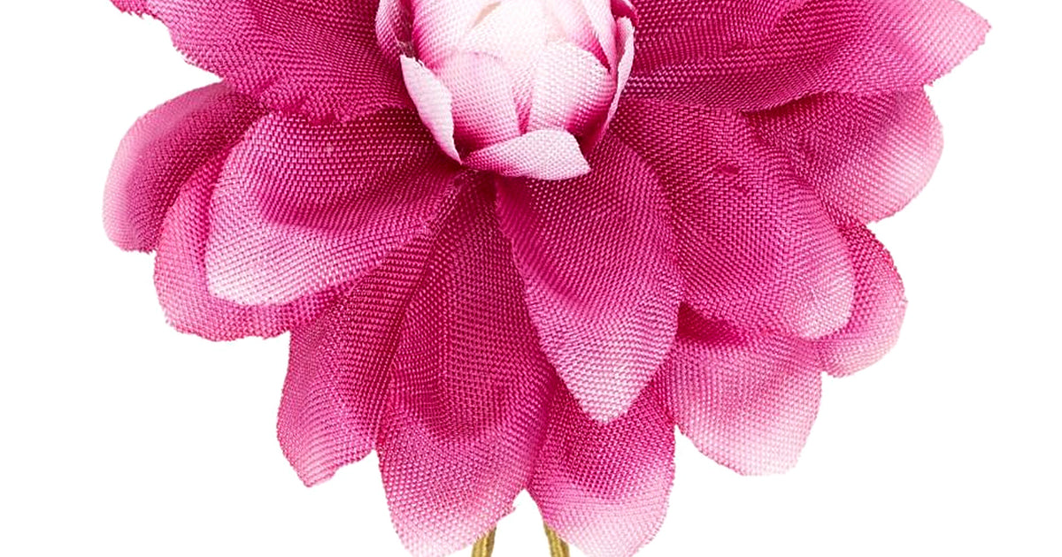 White and Magenta Dahlia Boutonniere Buttonhole Flower by Fort ...