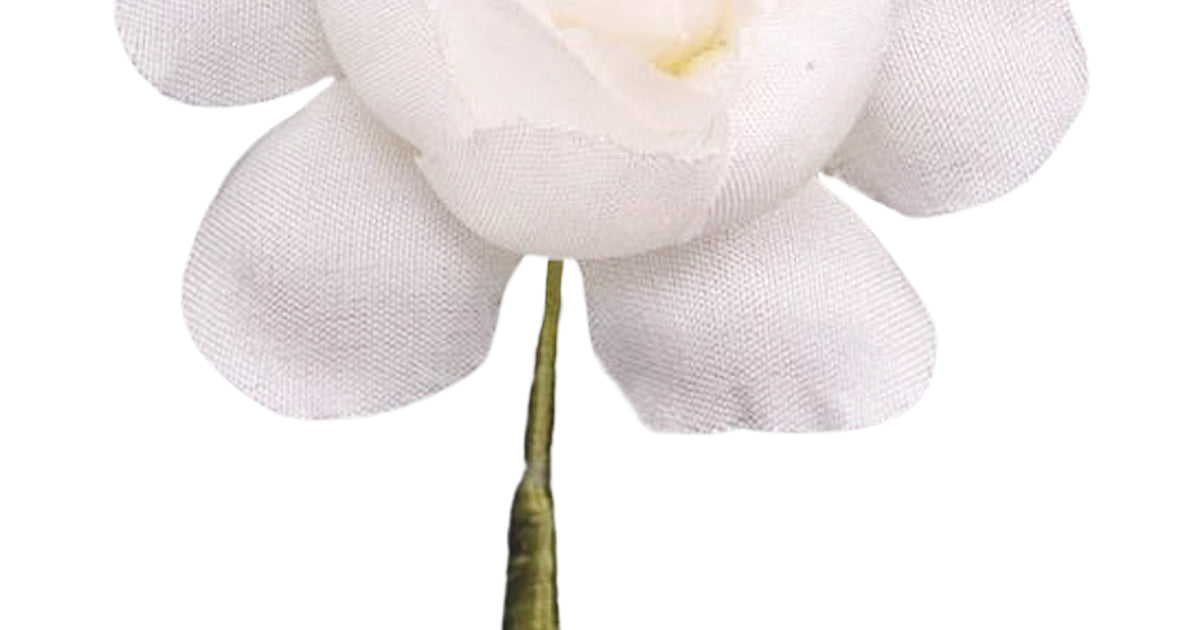 Gardenia Boutonniere Buttonhole Flower in White Silk by Fort Belvedere ...