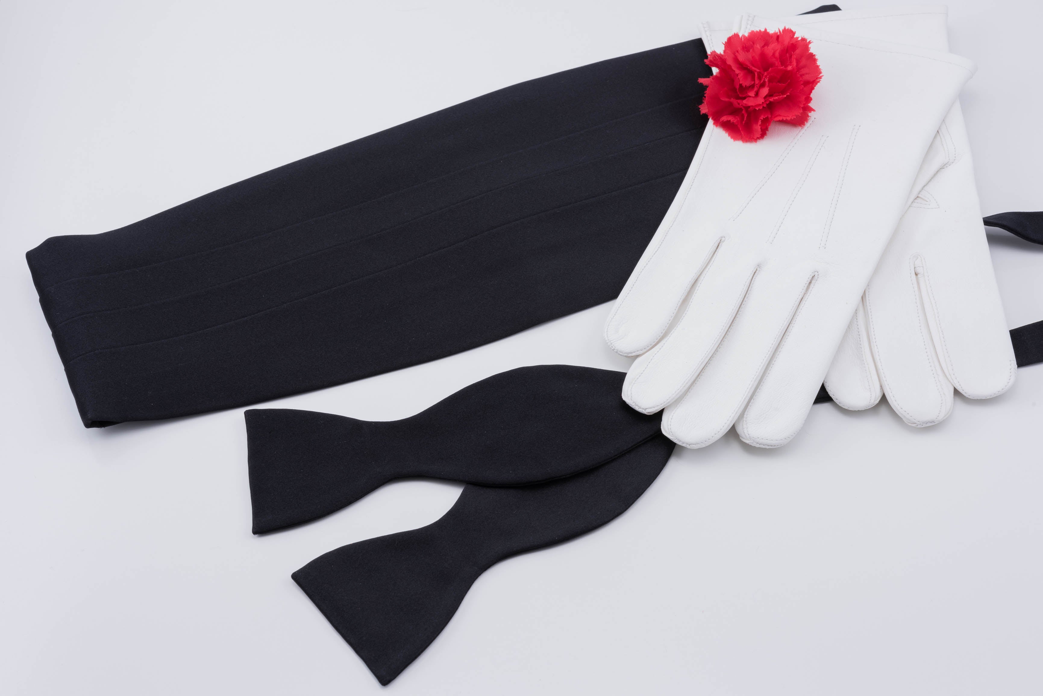 Cummerbund in Black Silk Satin - Fort Belvedere – Gentleman's Gazette